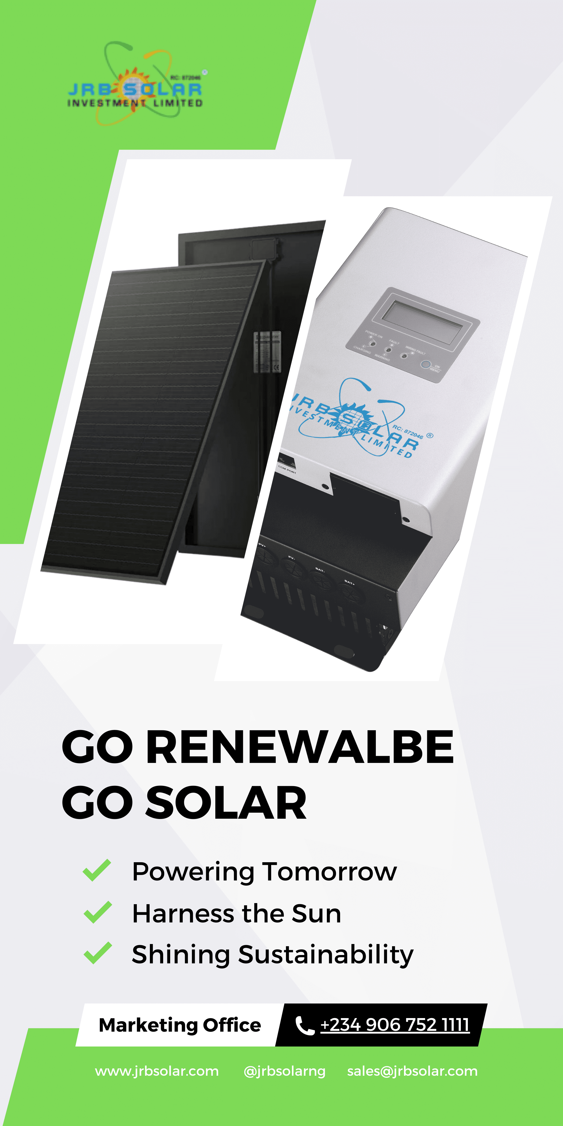 Learn About JRB Solar Investment - The Best Solar Company in Nigeria