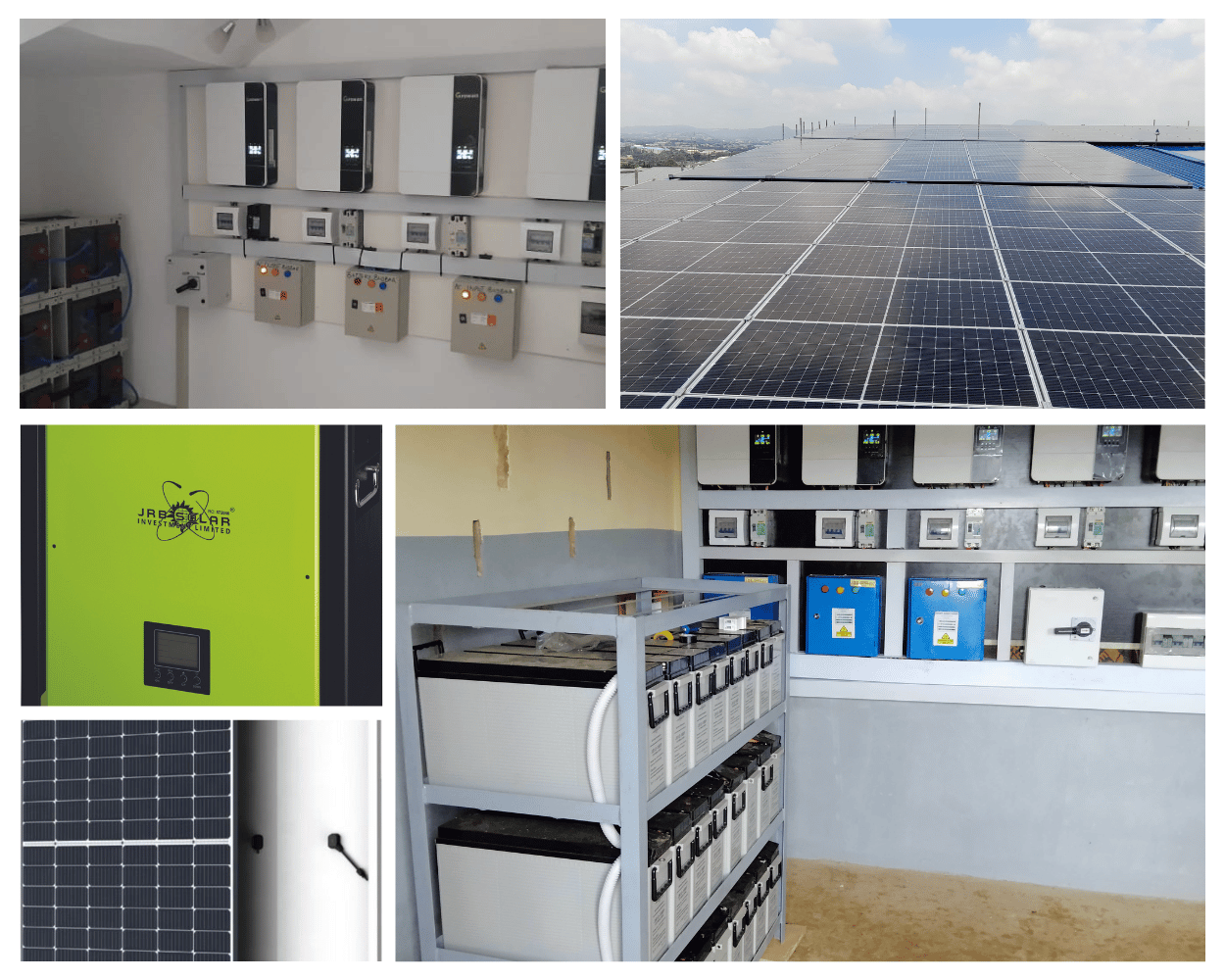 Completed Solar installations projects by JRB engineers