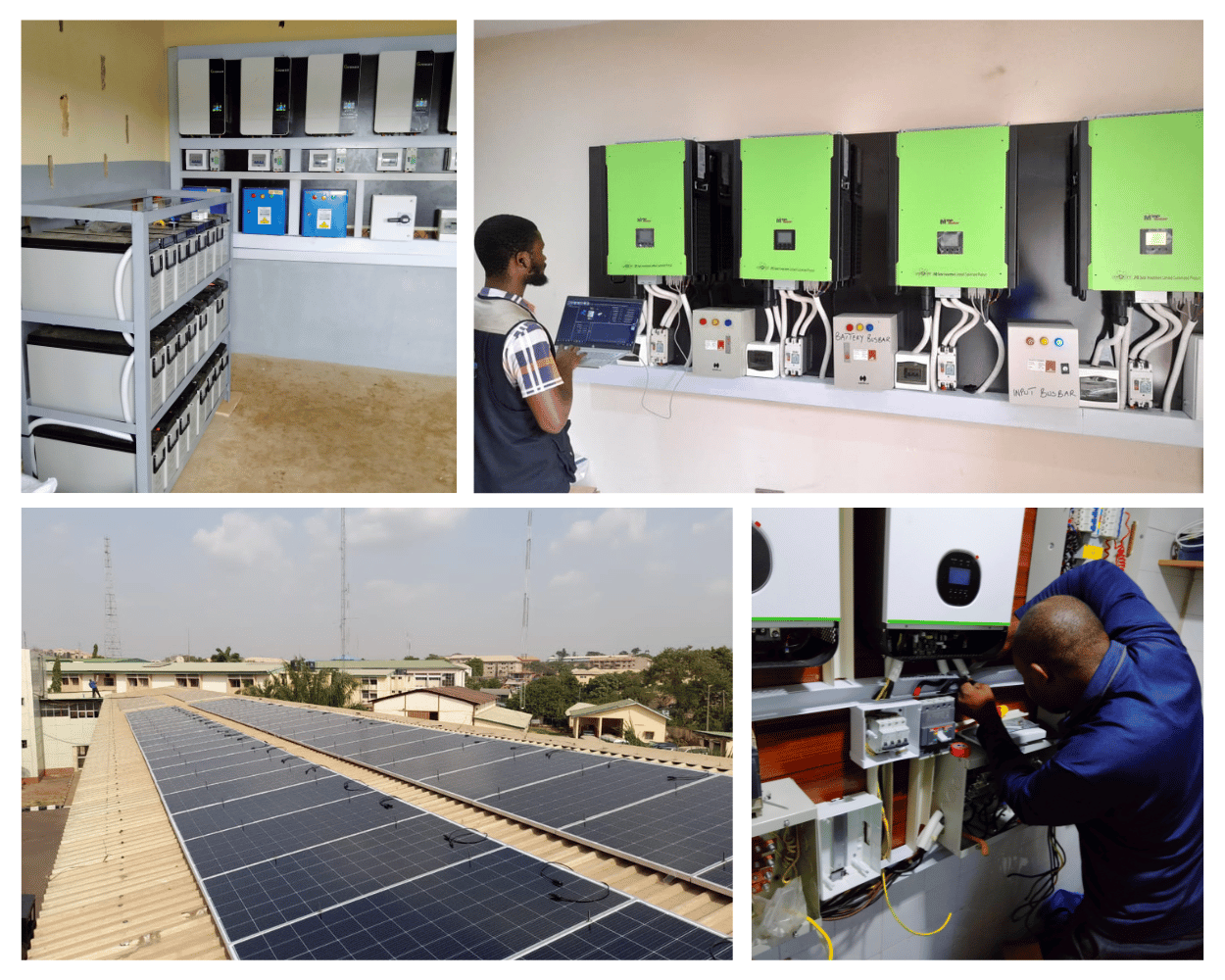 Completed Solar installations projects by JRB engineers